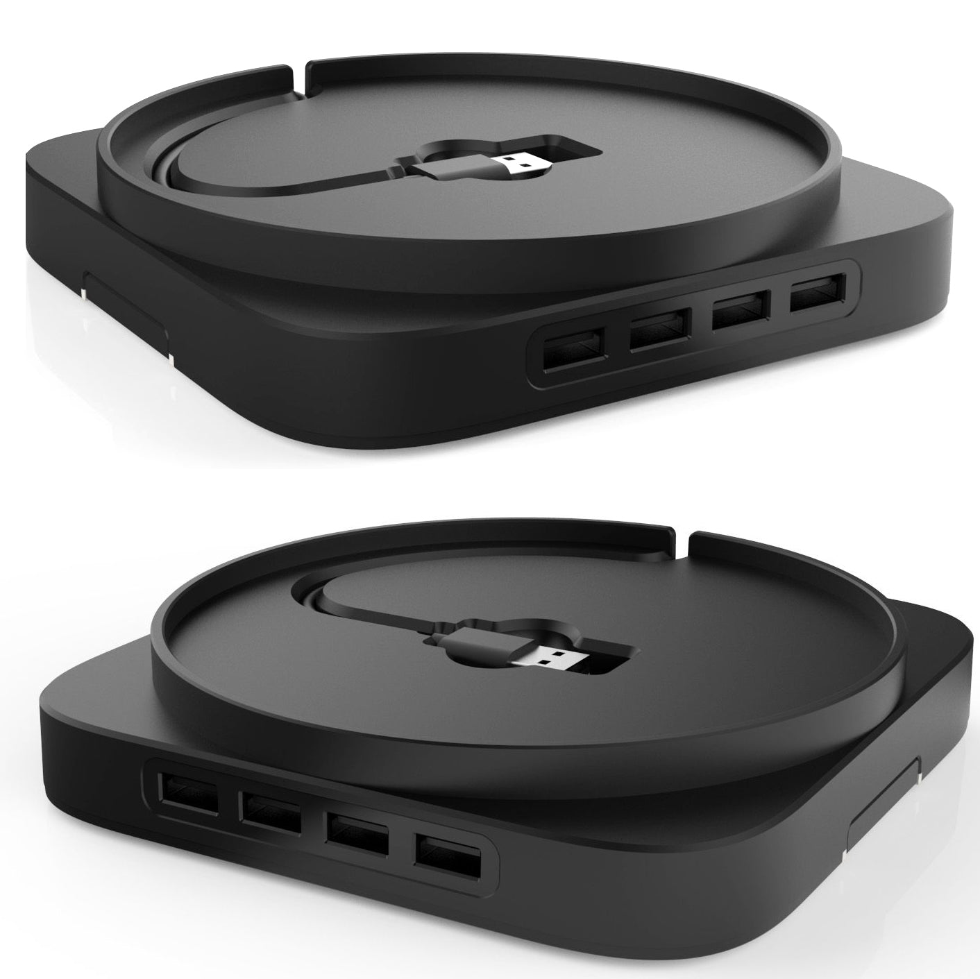 3 in1 USB Ports Hub Vertical Stand Non Slip w/ Light – M. R.