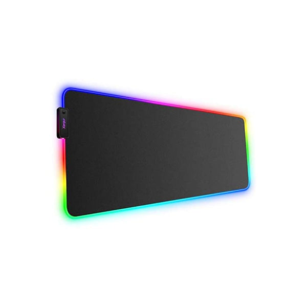 Gaming Mouse Pad w/USB Cable 12x31 Smooth Lighting Modes RGB LED Preci ...